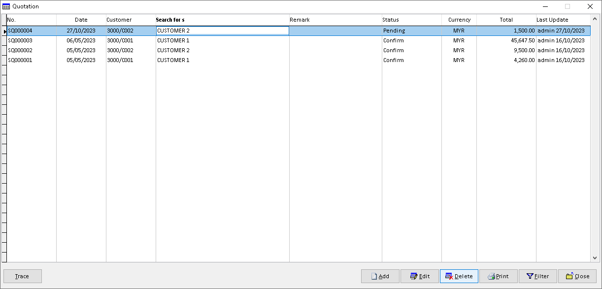 Sale Quotation | Million Software