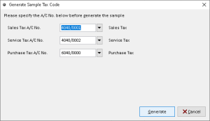 Tax Code | Million Software
