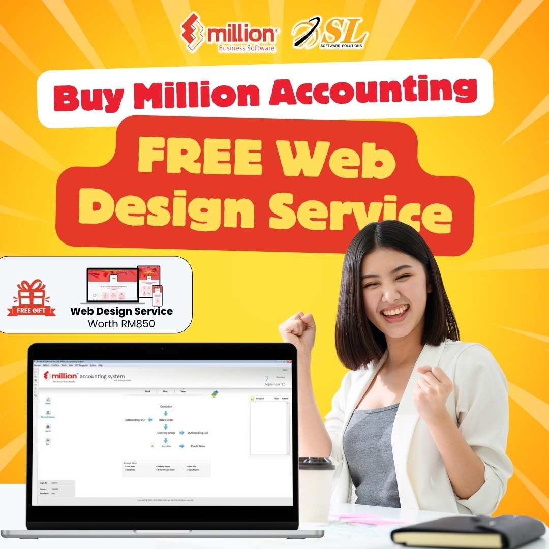 Buy Million Accounting Software | Free Website Creation